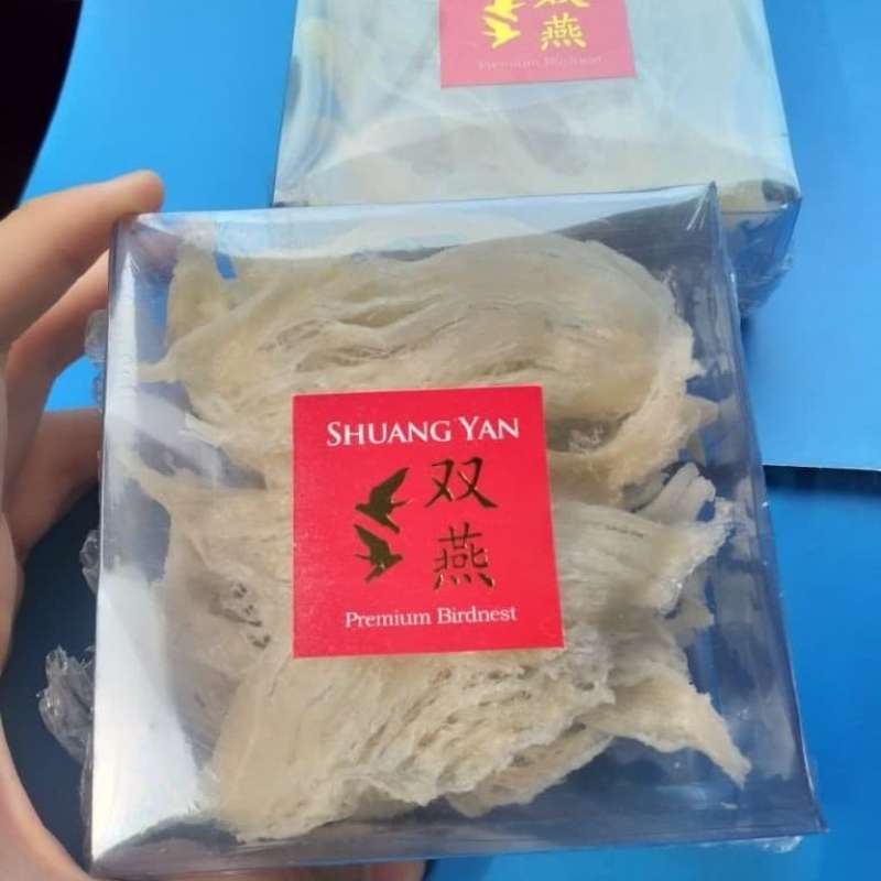 Promo Wki - Sarang Burung Walet Kering Birdnest Bird' Nest - Shuang Yan ...