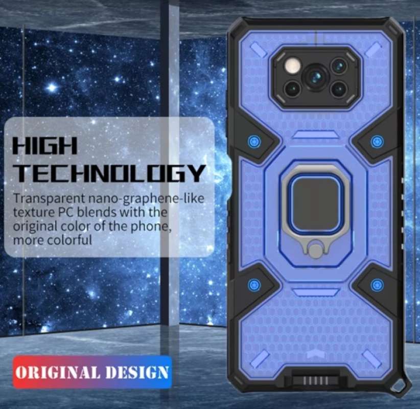 Jual CASE POCO X3 PRO / POCO X3 NFC HARDCASE HYBRID SPACE CAPSULE ARMOR - Biru - MULTYCOLOUR di ...