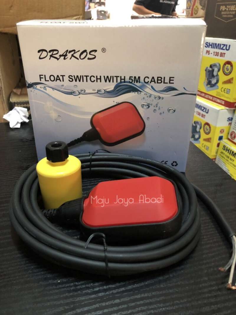 Promo Float Switch Drakos 5 Meter Kabel Pelampung Otomatis Air Diskon ...