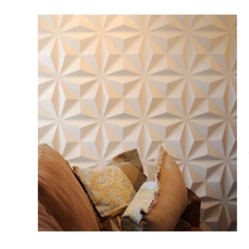 Jual Wall Foam Panel Dinding 3d Timbul Pvc Putih Di Seller Briellee ...