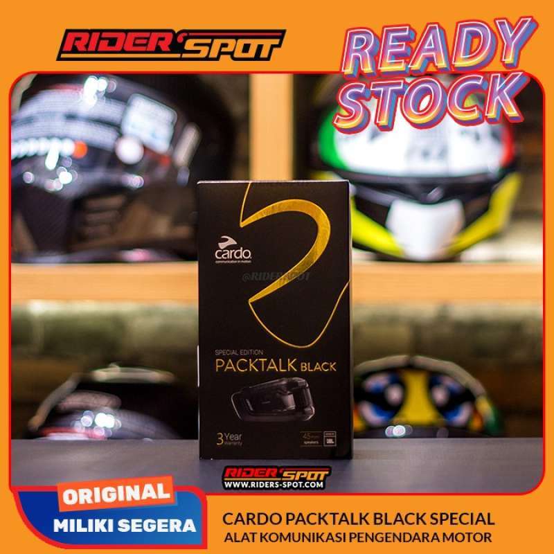 Jual Cardo Packtalk Black Special Edition Alat Komunikasi Pengendara ...