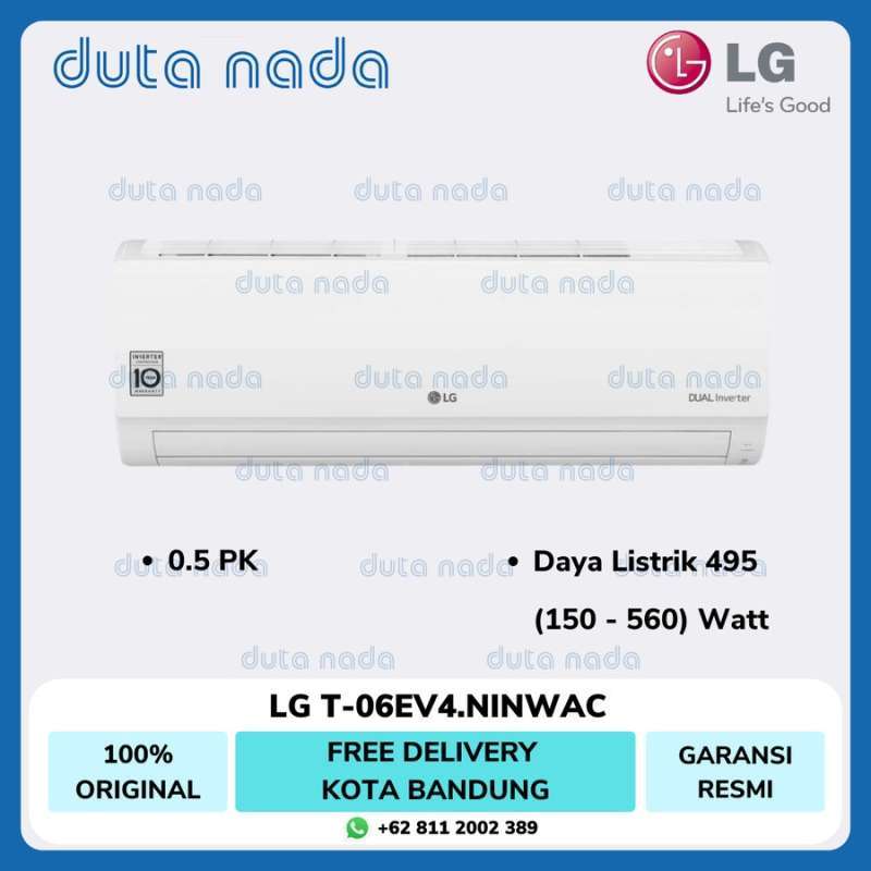 Jual LG AC / PENDINGIN RUANGAN DUALCOOL T06EV4 (1/2 PK) di Seller Duta ...