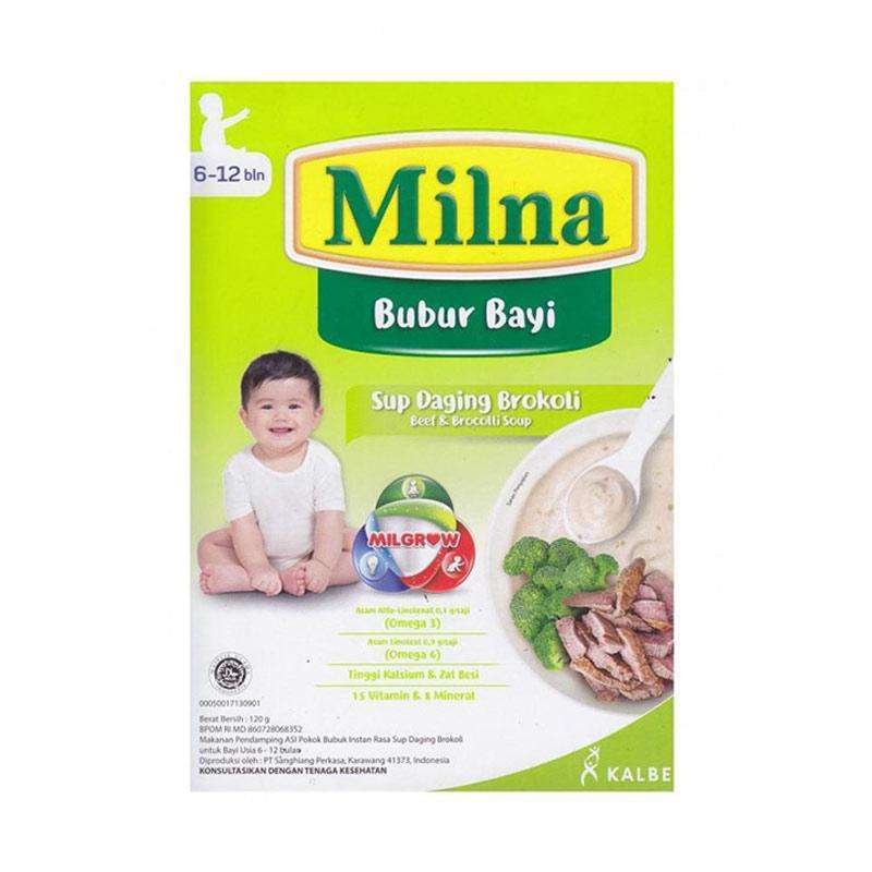 Jual MILNA BUBUR SUP DAGING BROKOLI 6+ 120 GR di Seller Asia Best Baby ...