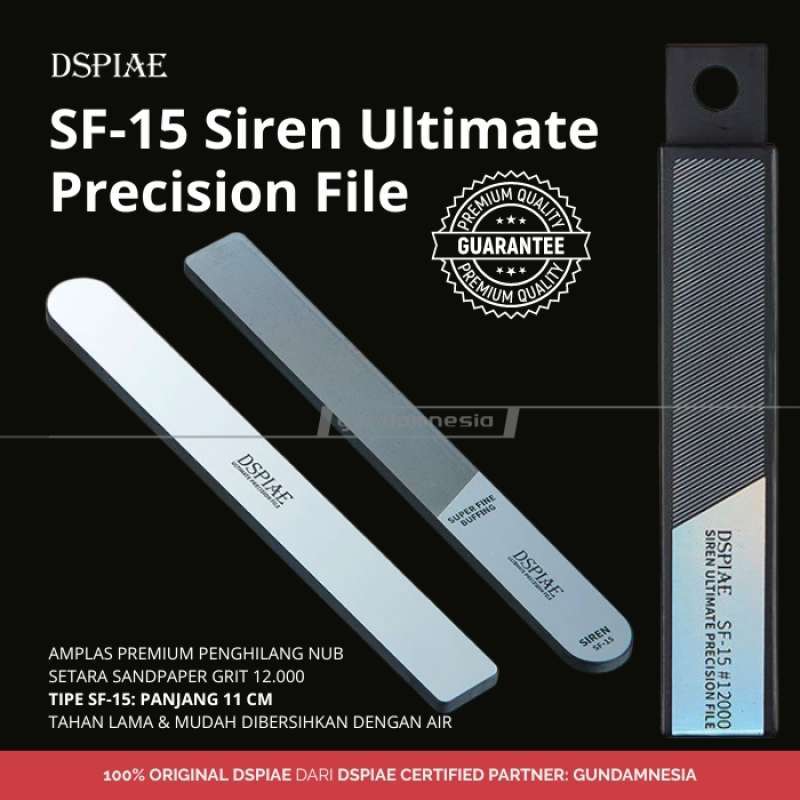Jual DSPIAE SF-15 Siren Ultimate Precision File / Amplas Nail Buffer di Seller GundamNesia ...
