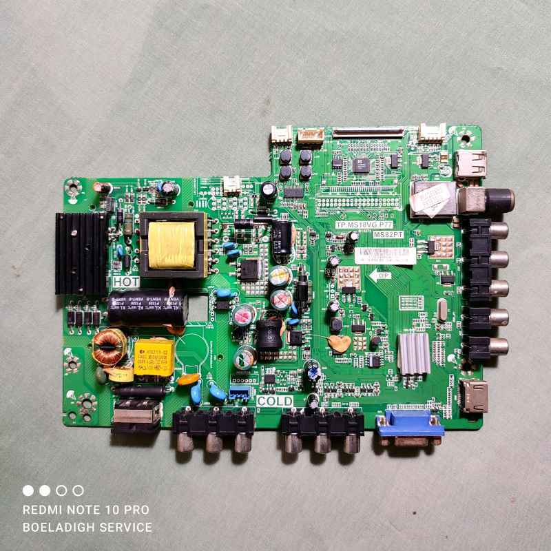Jual MB Mainboard TV LED Polytron PLD28T655 TP.MS18VG.P77 MS82PT di ...
