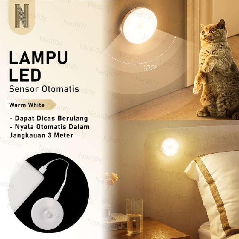 Promo Neatdy MIXIO SL-01 Lampu LED Sensor Otomatis Sensor Gerak E079 Diskon 5% di Seller NACKO ...