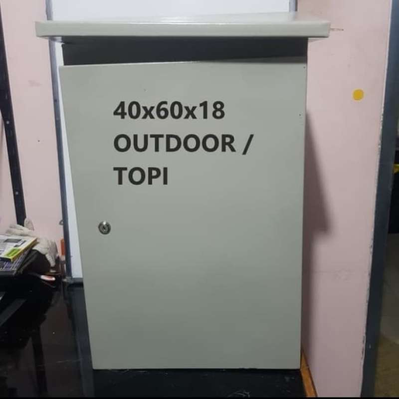 Jual Box Panel 40x60 Outdoor / 40x60 Topi + 2 Rel MCB / 2 Rail MCB di ...