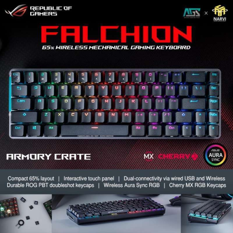 Jual Asus Rog Falchion Wireless Mechanical - Gaming Keyboard di Seller ...