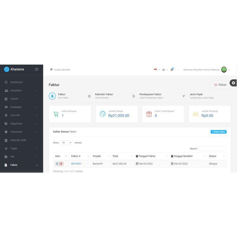 Jual Source Code Aplikasi Hrd Hris Payroll Penggajian Absensi Cuti
