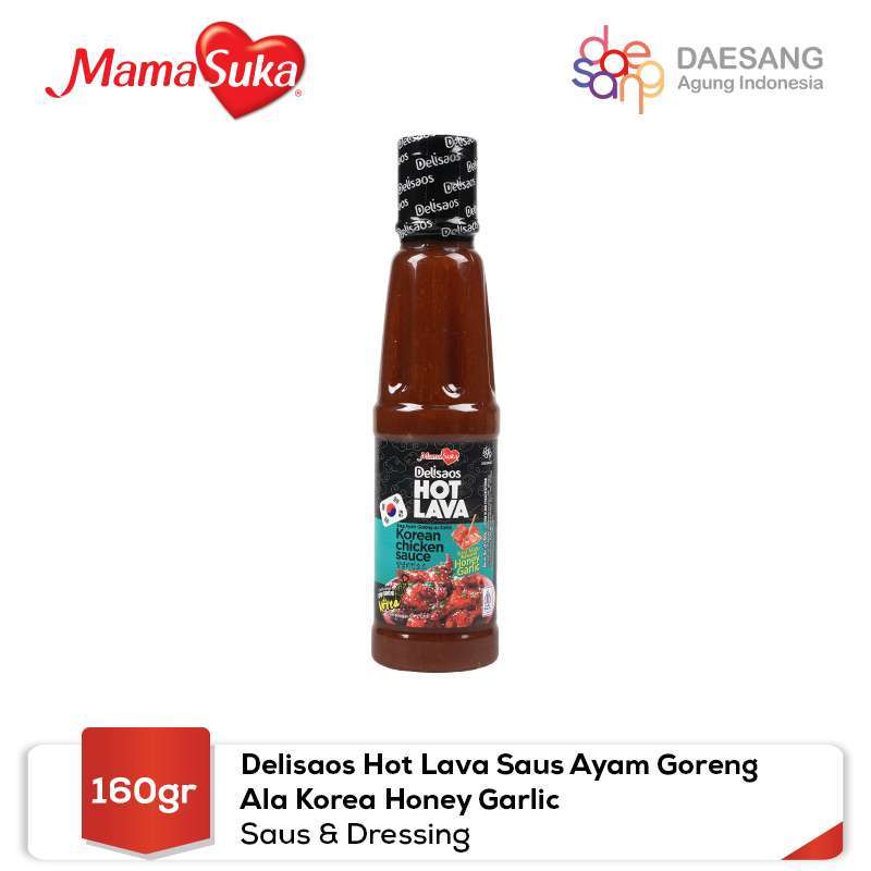 Jual MamaSuka Delisaos Hot Lava Saus Ayam Goreng Ala Korea Honey Garlic ...