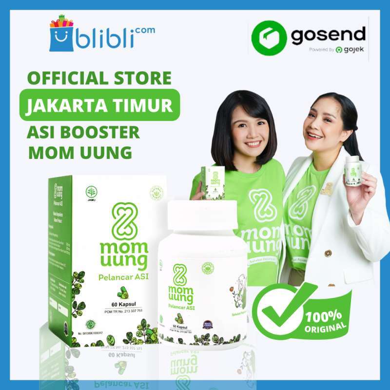 Jual ASI Booster Mom Uung 60 Kapsul Momuung Pelancar Asi Original ...