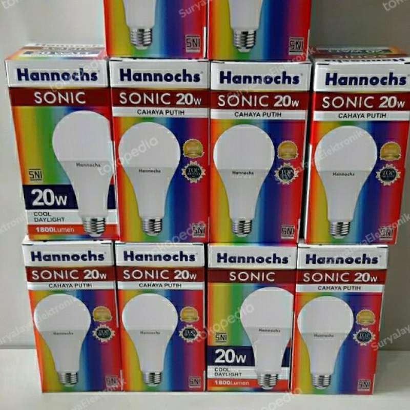 Jual Bola Led Hannochs SONIC cahaya putih 20 watt di Seller SINAR ...