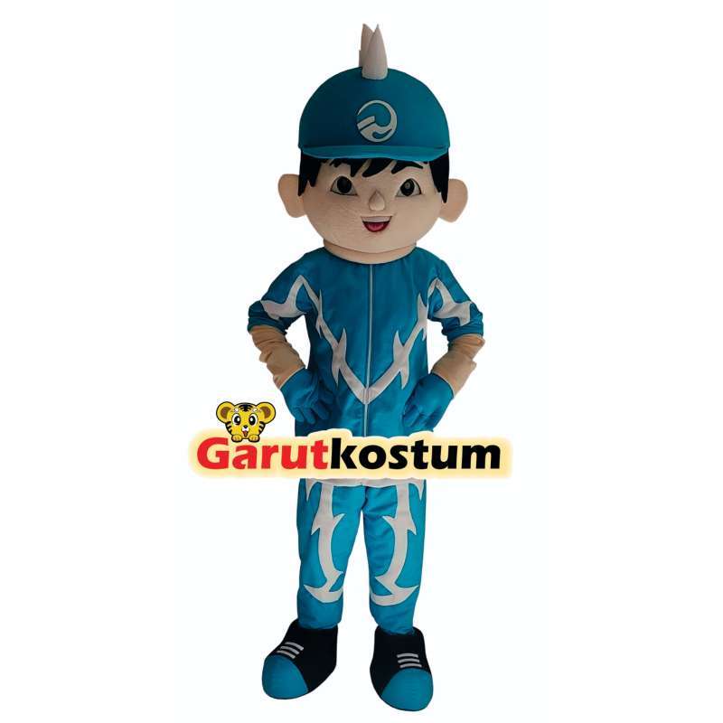 Jual Kostum maskot badut karakter boboiboy air dewasa lucu costume di ...