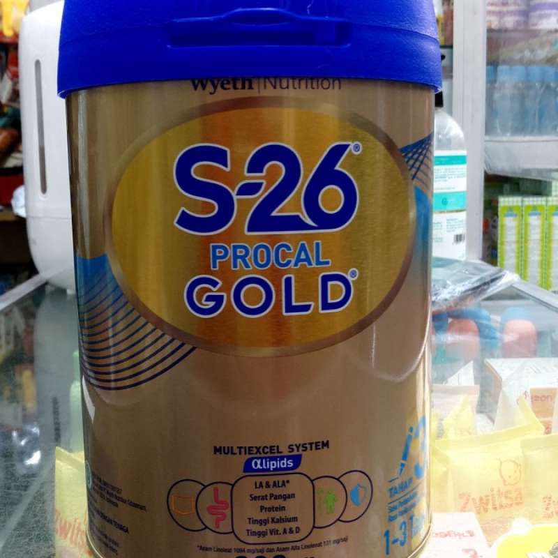 Jual S26 PROCAL GOLD WYETH TAHAP 3 SUSU UNTUK USIA 1-3THN di Seller ...