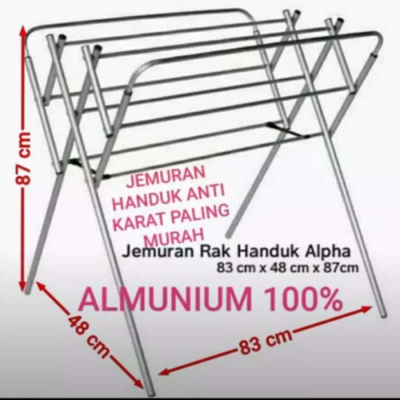 Jual JEMURAN HANDUK ALUMUNIUM LIPAT / ALPHA BINAKARYA di Seller Malindo ...