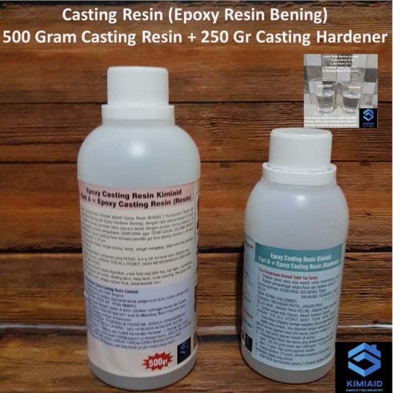 Jual Epoxy Resin Table Top - 750 Gr - Casting Resin - Resin Meja Kayu ...