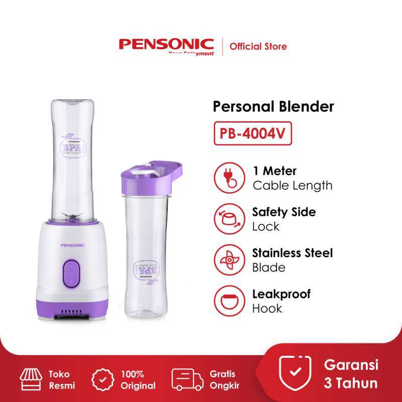 Jual Pensonic Personal Blender / Blender / 600ml Pb-4004v Di Seller ...