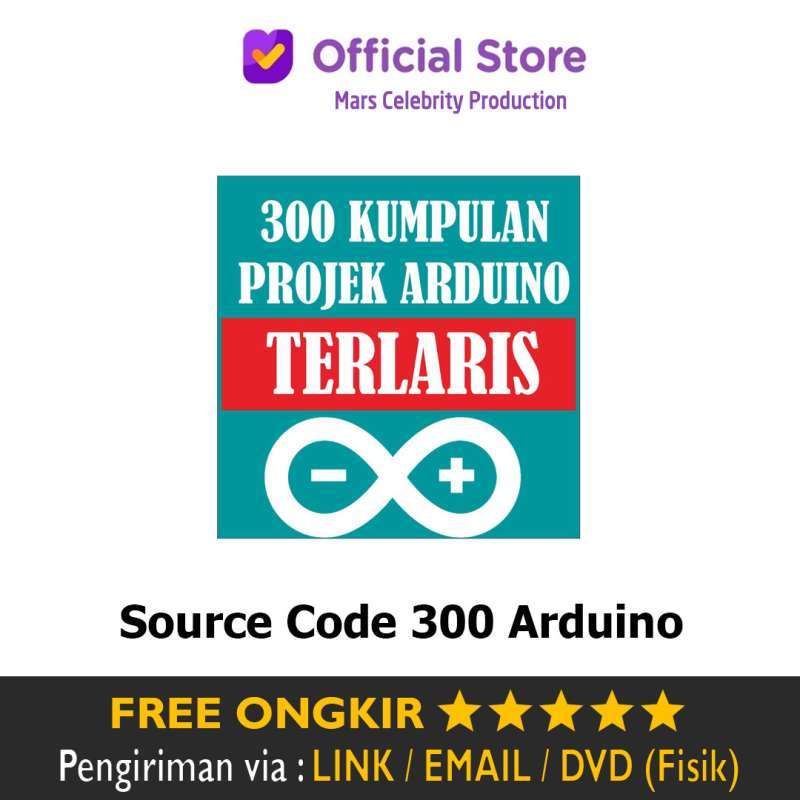 Jual Paket 300 Source Code Modul Projek Arduino Software Pendukung