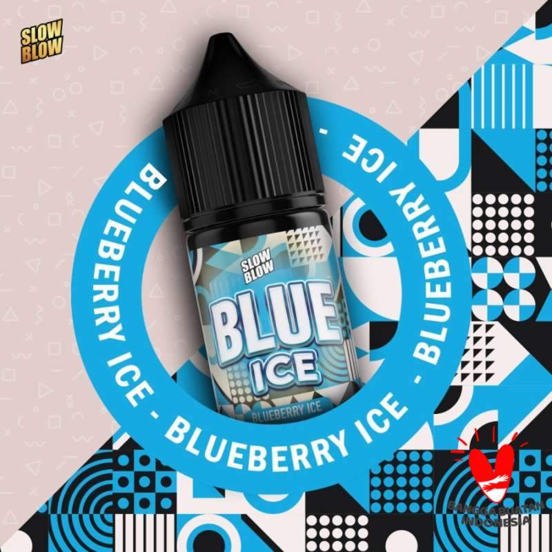 Jual Slow Blow Blue Ice Blueberry Ice Salt Nic 10mg 30ml By Slowblow ...