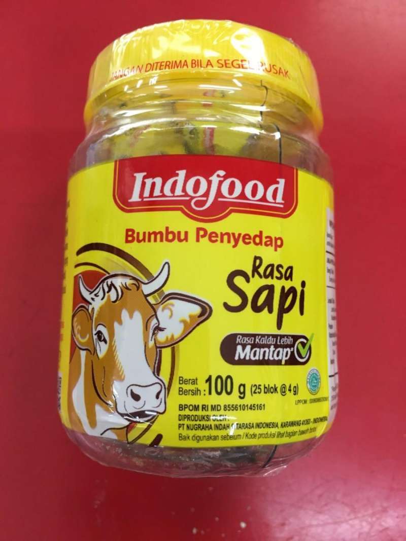 Jual Indofood Bumbu Penyedap Rasa Sapi Cube 100gr Di Seller Mrbenshope ...
