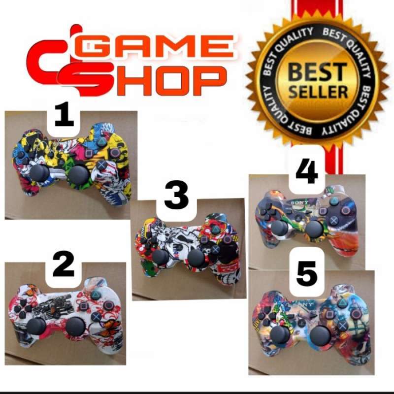 Jual STIK PS3 WIRELESS ORI PABRIK MOTIF STICK PS3 WIRELESS OP MOTIF ...