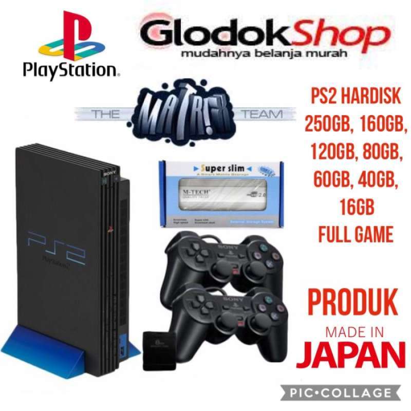 Promo PS2 fat MATRIX hardisk ekternal paket lengkap Diskon 3% di Seller ...