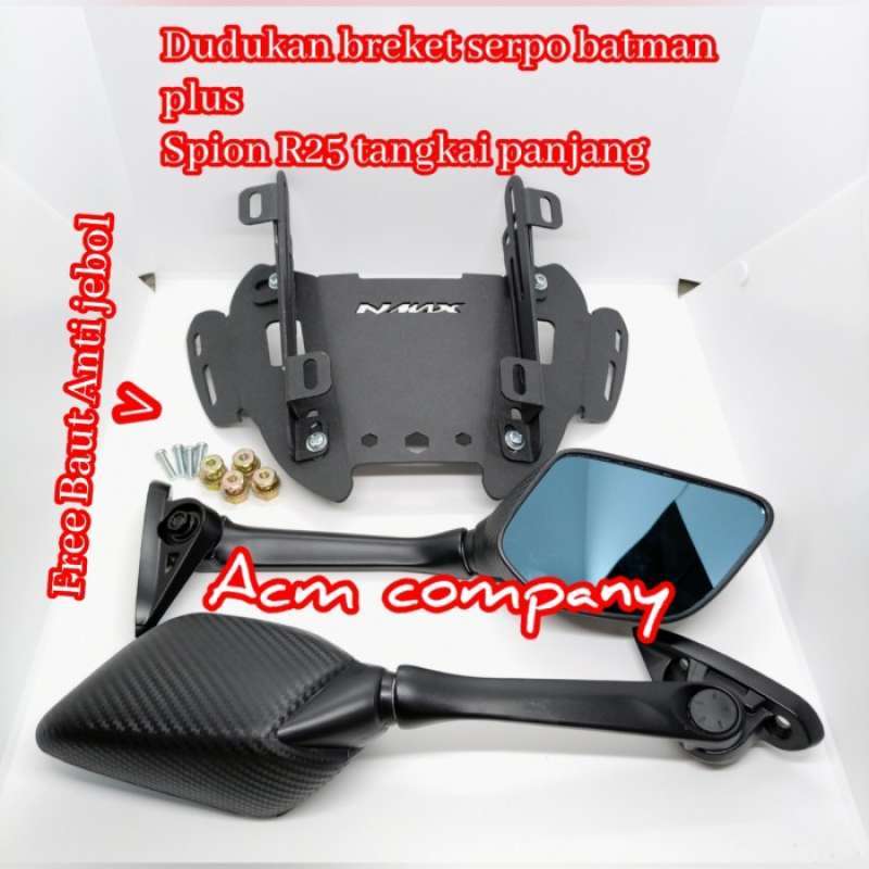 Jual Spion Variasi Nmax 155 Old -spion R25 Panjang Plus Breket Serpo ...