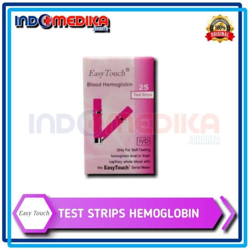 Jual Strip Hemoglobin Easytouch / Stik Hemoglobin / Strip Hb Di Seller ...