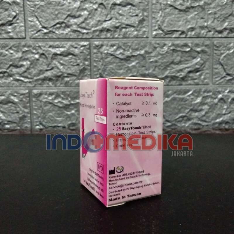 Jual Strip Hemoglobin Easytouch / Stik Hemoglobin / Strip Hb Di Seller ...