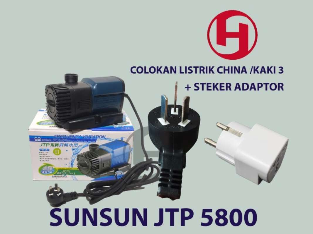 Promo SUNSUN JTP 5800 POMPA CELUP KOLAM AQUARIUM CHINA VERSION STEKER ...