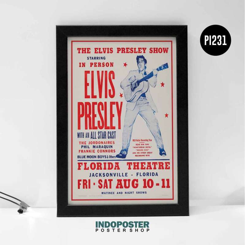 Jual Poster Elvis Presley Concert A2 60x40cm Di Seller Indoposter ...