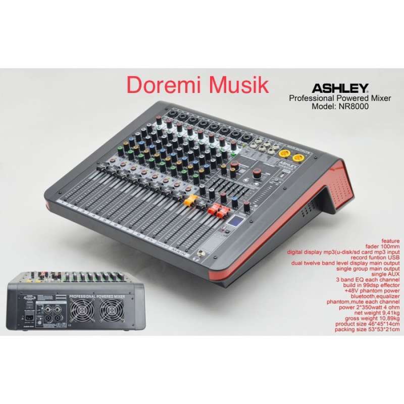 Jual Power mixer Ashley NR8000 Original di Seller Mistcont - Kapuk, Kota Jakarta Barat | Blibli