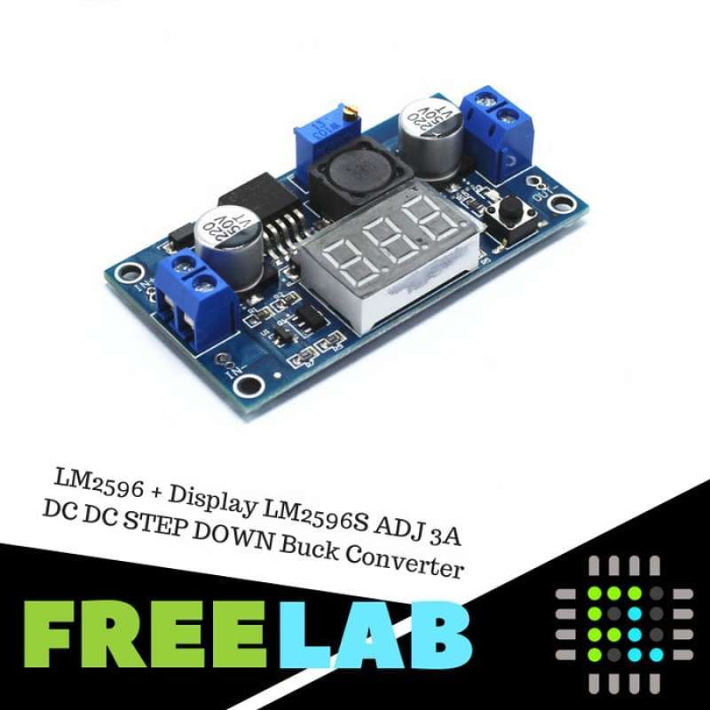 Promo Promo LM2596 Display - LM2596S ADJ 3A DC DC STEP DOWN Buck Converter Terbatas Diskon 13% ...
