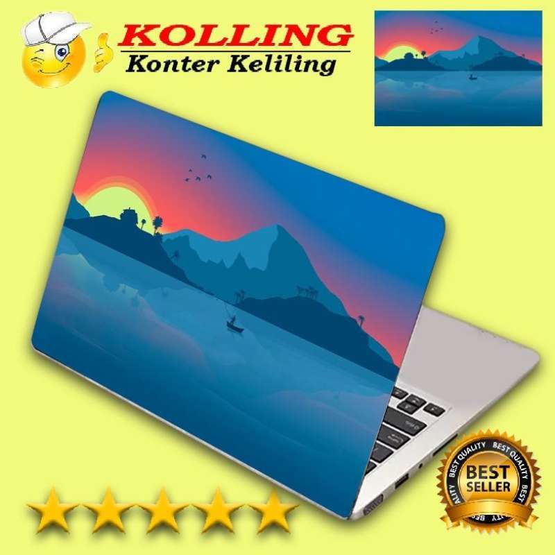 Jual Garskin Laptop Logo Art Laut Gunung Skin Laptop Stiker Laptop Di ...