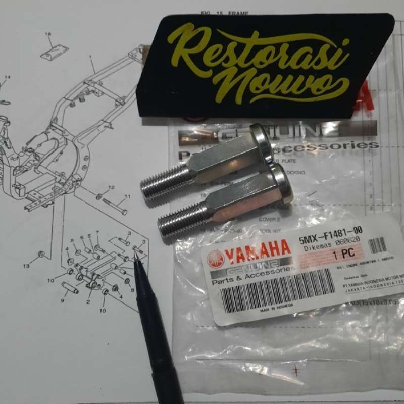 Promo Baut mounting nouvo bolt engine mounting baut kotak mounting ...