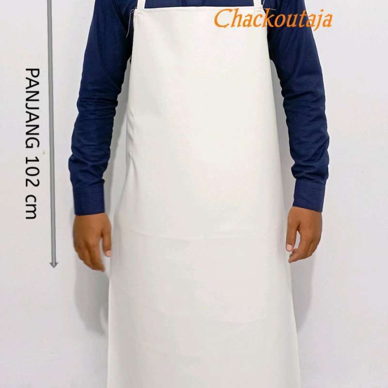 Jual Celemek Polos Waterproof Biasa dipakai di pabrik udang di Seller ...