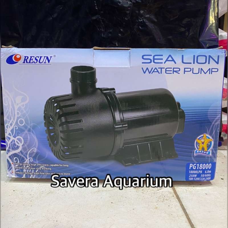 Promo RESUN PG 18000 POMPA AIR / POMPA AIR KOLAM / 250 WATT / HEAD 6M ...