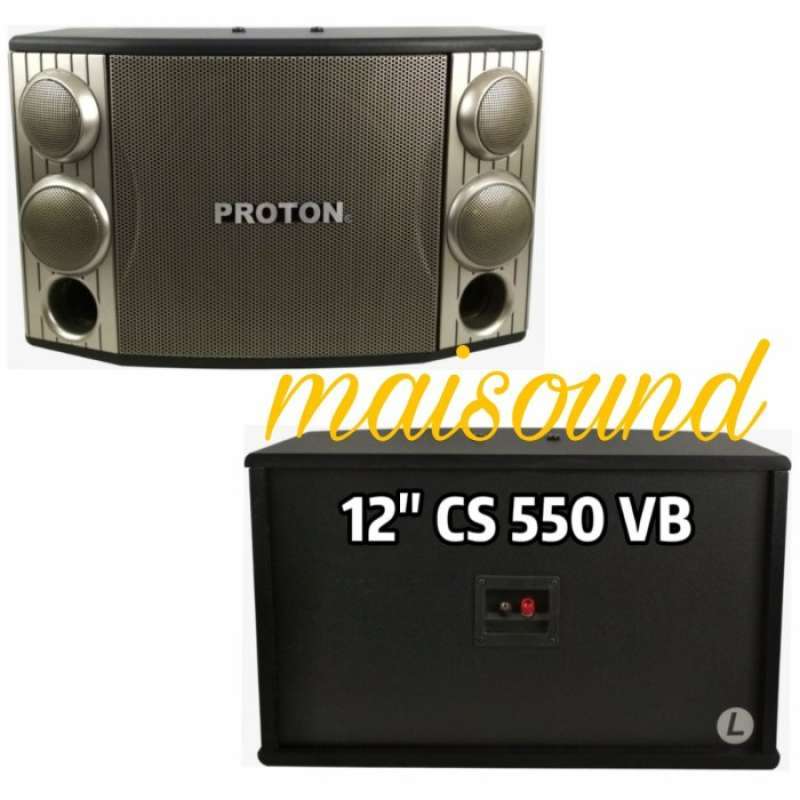 Promo SPEAKER PASIF PROTON 12 INCH PROTON CS 550 VB 12INCH SEPASANG CS ...