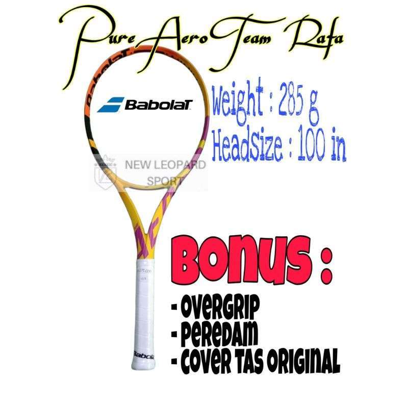 Jual Raket tenis babolat pure aero team rafa di Seller New Leopard ...