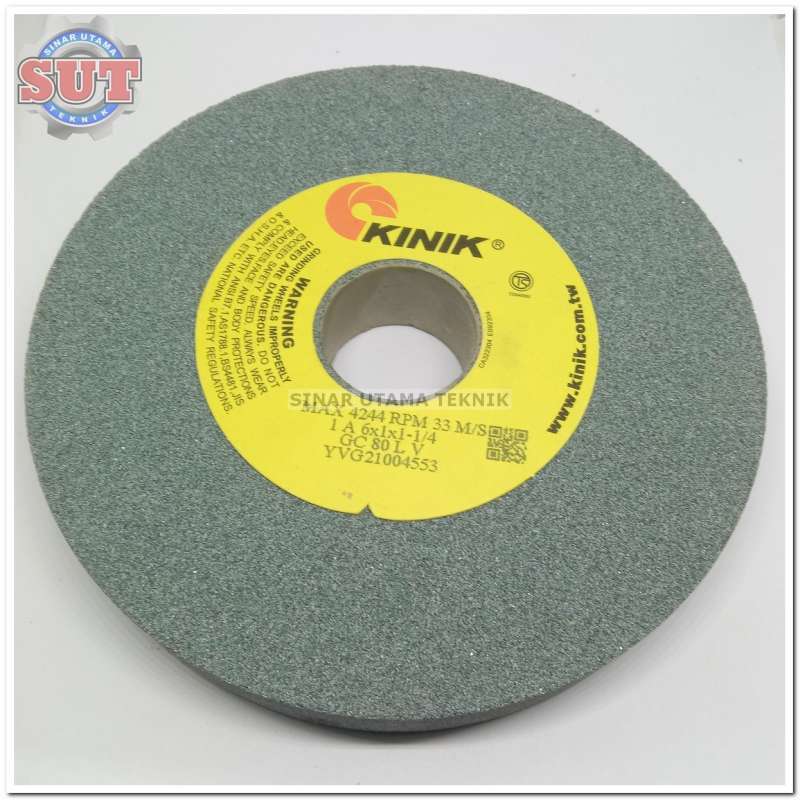 Jual Batu Gerinda 150*25*31,75 inch KINIK Hijau GC 80LV batu gerinda duduk 6inch KINIK di Seller ...
