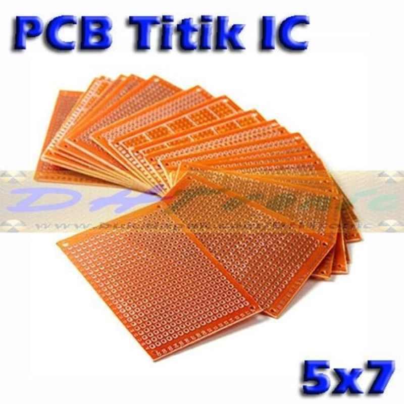 Jual Baru 5x7 CM PCB Titik Lubang IC Matrix Circuit Board Bakelite ...