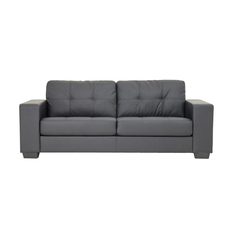 Jual Courts New Finley 3 Seater Sofa Set - Jabodetabek Black Di Seller ...
