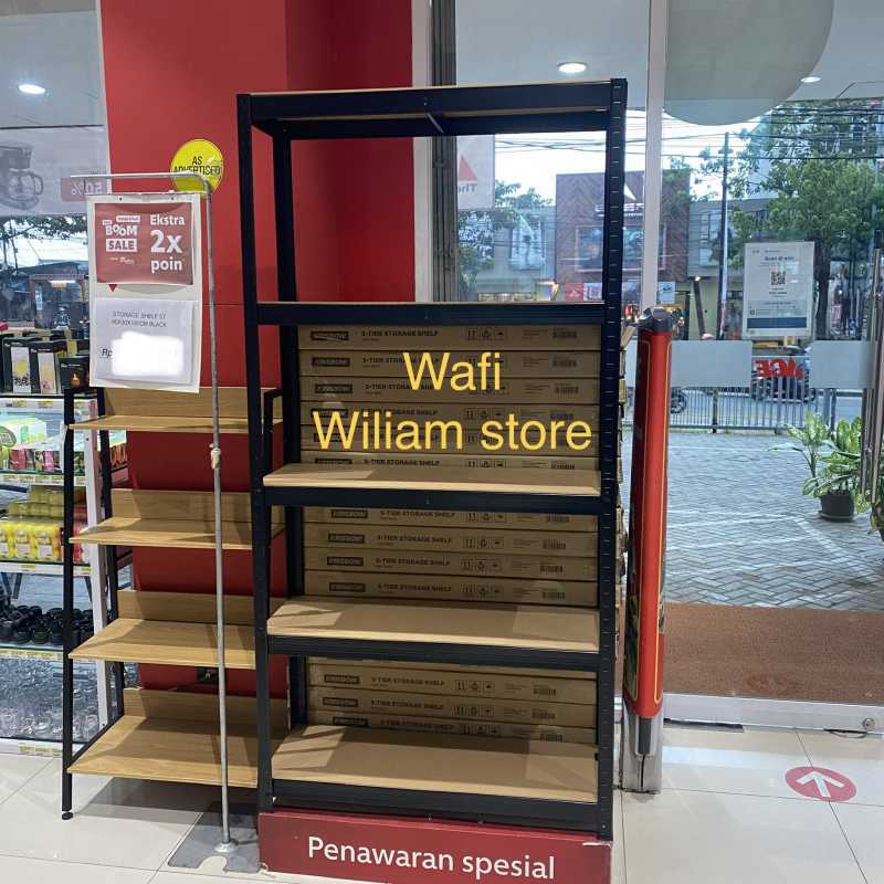 Jual Krisbow Mastersapce Rak Siku Besi Gudang 5 Tingkat Susun 90x30x180 ...