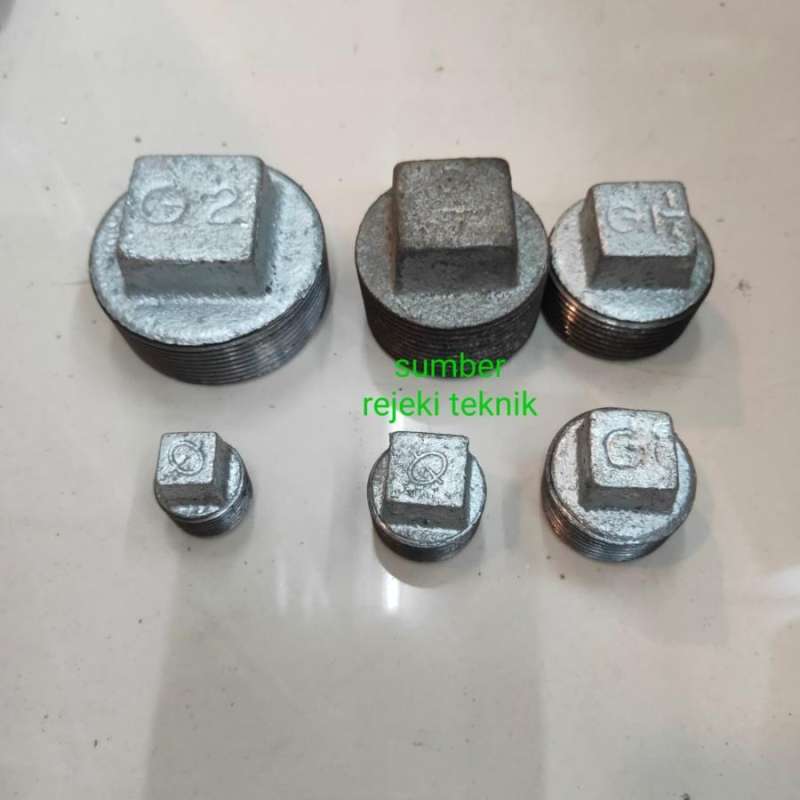 Jual PLUG GALVANIS 2 1/2 TUTUP KRAN AIR DRAT LUAR UJUNG BESI di Seller ...