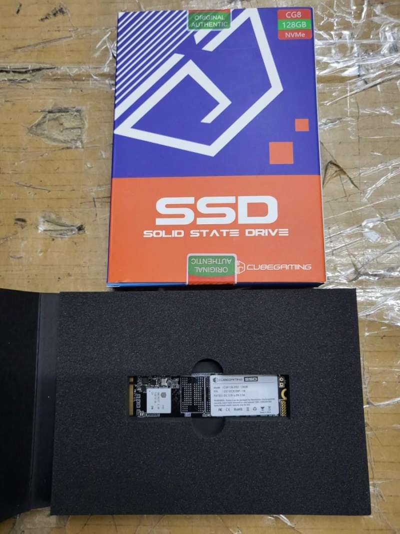 Jual CUBE GAMING SSD CG8 128GB M.2 NVME Gen3 x4 R/W Up to 2100 / 1700MB ...
