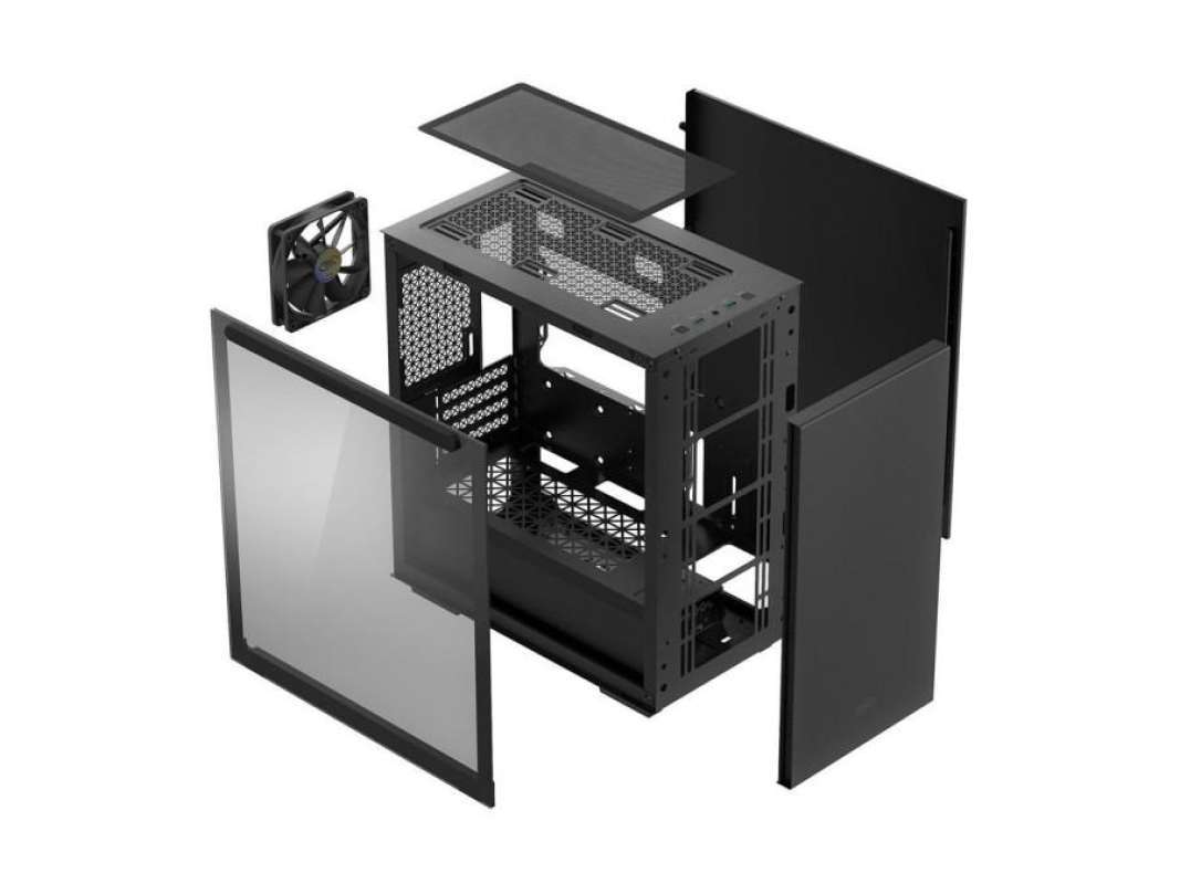 Jual DEEPCOOL MACUBE 110 Black Tempered Glass Micro ATX Mid Tower PC ...