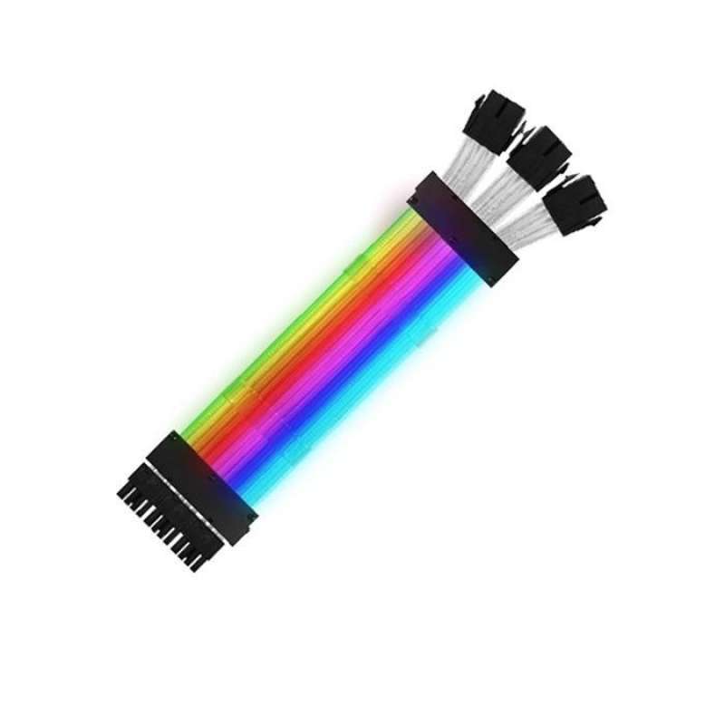 Jual PRIME ARGB TRIPLE 8 PIN VGA CABLE Extension Kabel for RTX 3000 ...