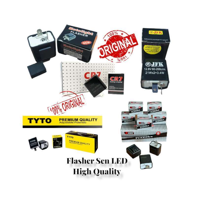 Promo Flasher Sen Relay Sen Led Ori TYTO High Quality Kualitas CR7 ...
