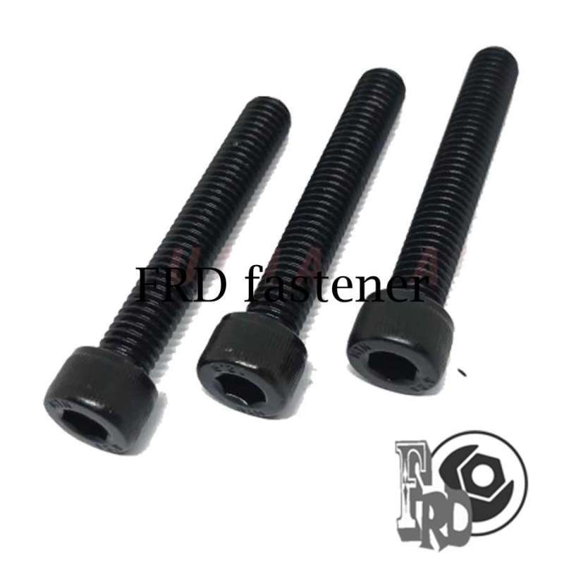 Jual Baut Tms L Baja Hitam M24 Grade 12.9 Drat 24 Mm Pitch 3.00 Kunci L ...