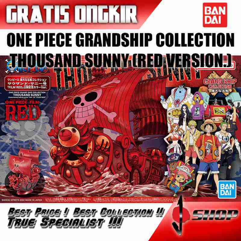 Jual ONE PIECE GRANDSHIP COLLECTION THOUSAND SUNNY (RED VERSION) di ...